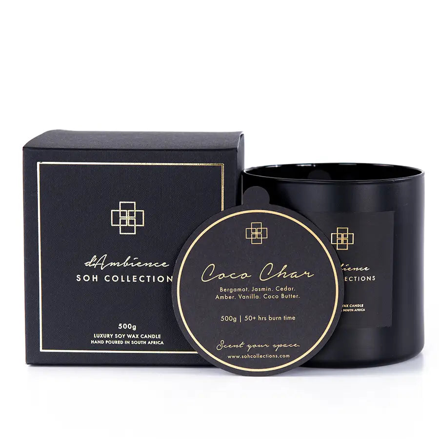 Coco Char | 500g Scented Candle | Home Fragrances | R704 | SOH